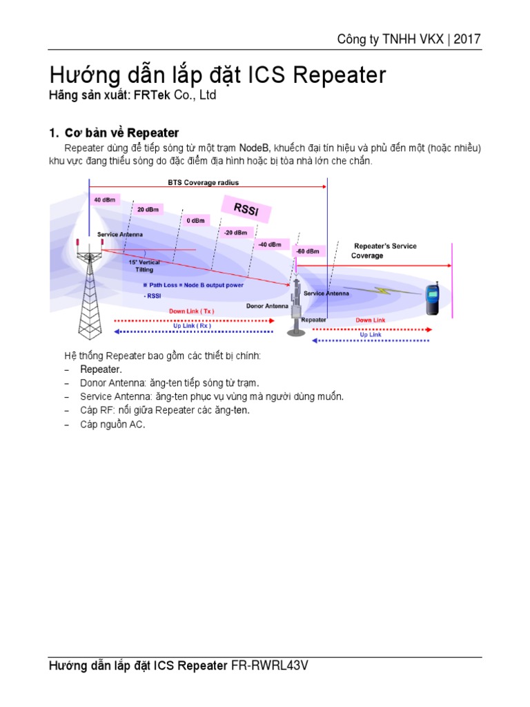 Repeater Installation Guide-VI v1.2 (6mar2017) | PDF