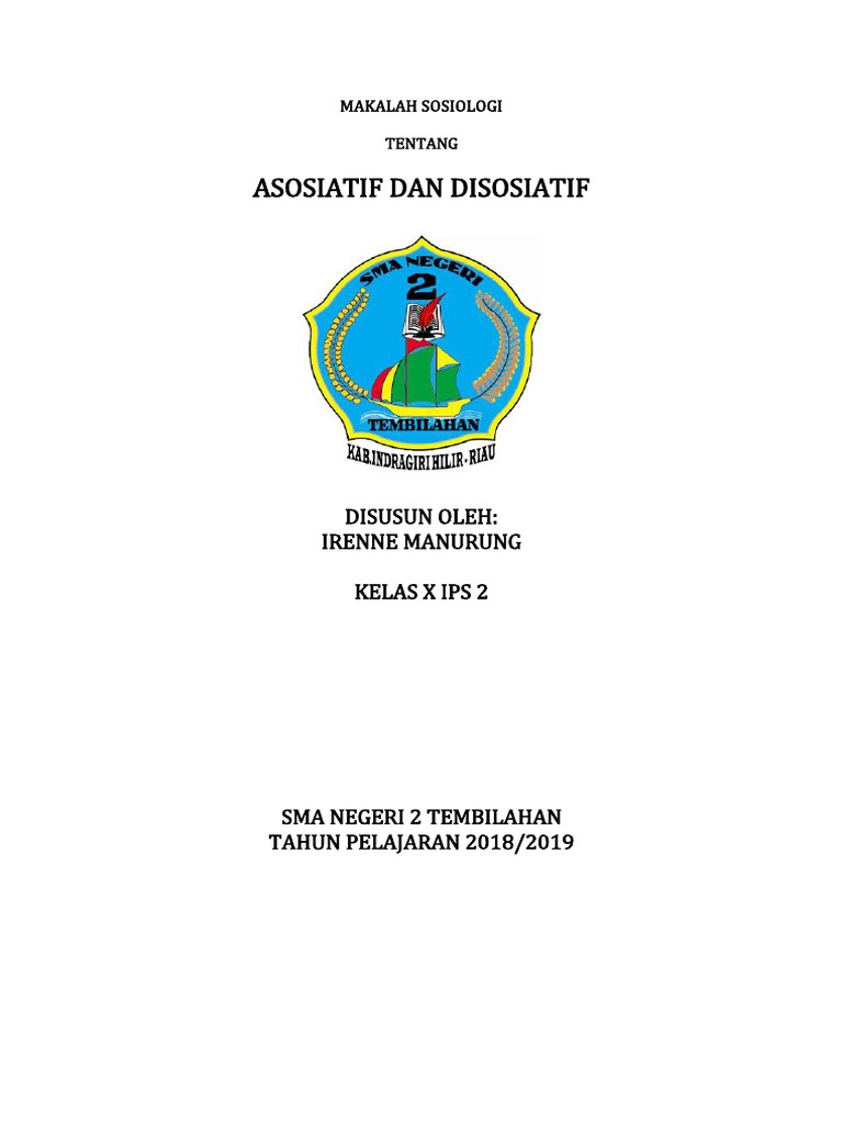 Asosiatif Dan Disosiatif | PDF