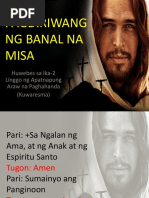 Holy Mass Guide (Tagalog Edition) | PDF