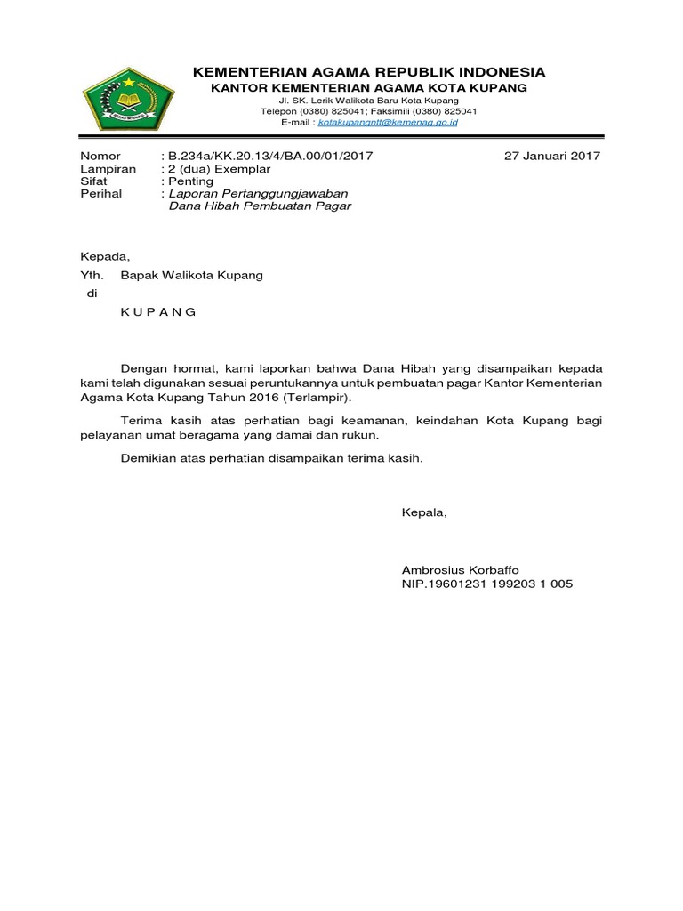 Surat Pengantar | PDF