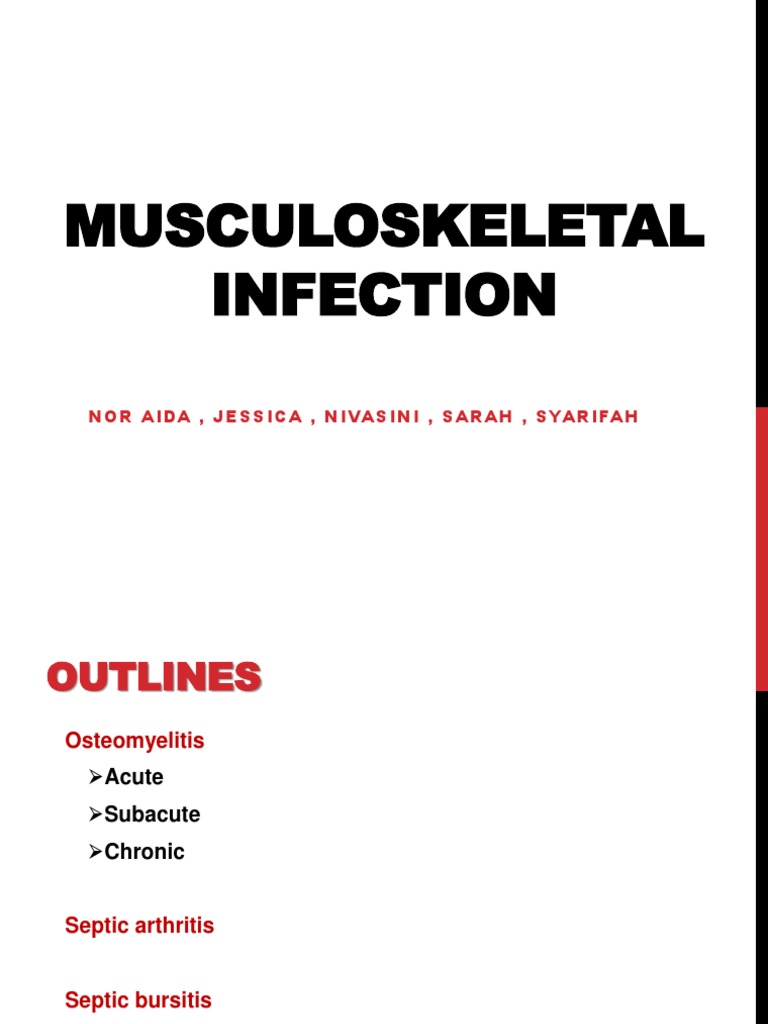 MSK Infection | PDF | Tuberculosis | Bone