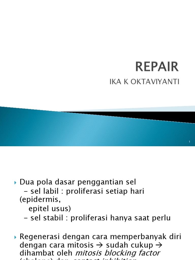 Proses Regenerasi Sel dan Faktor Penyembuhan | PDF | Politik | Sains ...