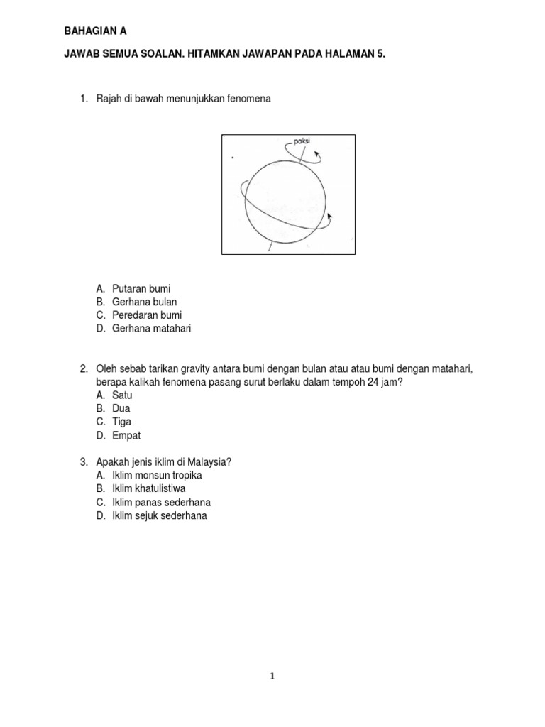 Modul Geografi PMR Set 1 | PDF