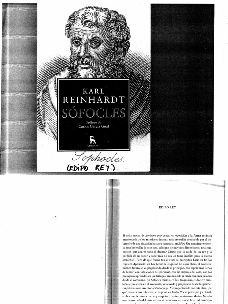 KReinhardt Sofocles Edipo Reypdf PDF | PDF | Sófocles | Edipo