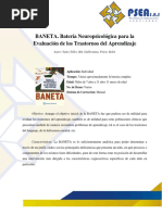 BANETA | PDF | Memoria | Evaluación neuropsicológica