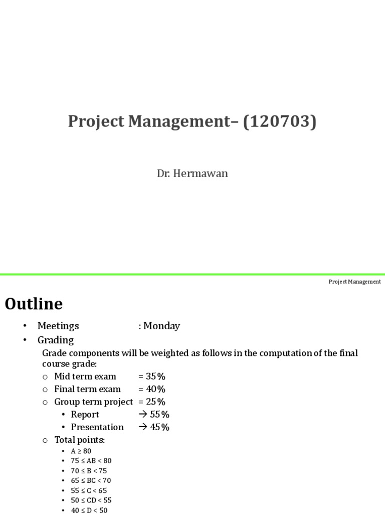 Project Management 1 | PDF | Project Management | Science And Technology