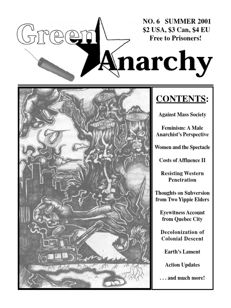 Green Anarchy 6 | PDF | Anarchy | Anarchism