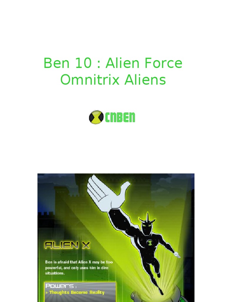 Ben 10 Aliens PDF | PDF