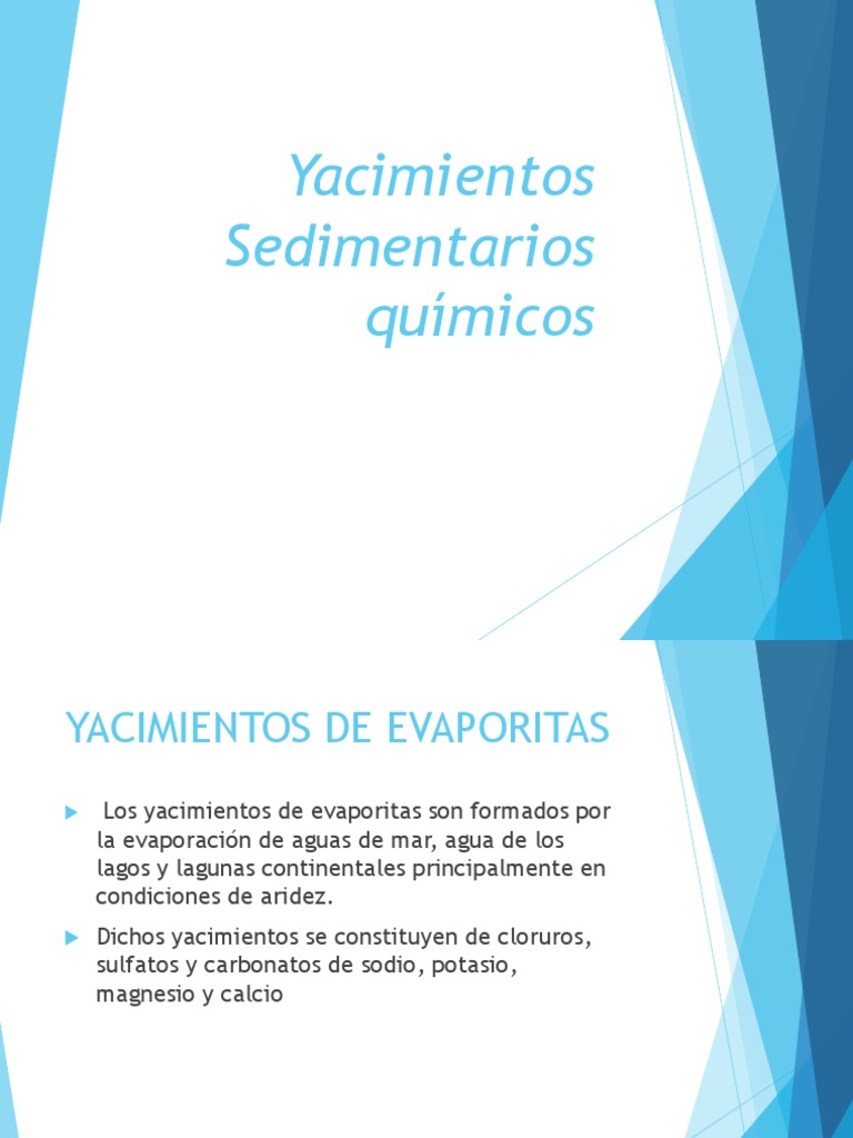 Yacimientos Sedimentarios: Hierro y Manganeso | PDF | Hierro | Roca (geología)