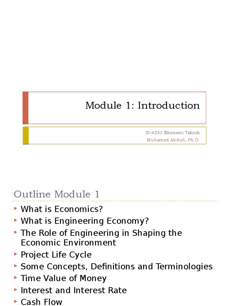 Module 1 Introduction | PDF | Interest | Interest Rates