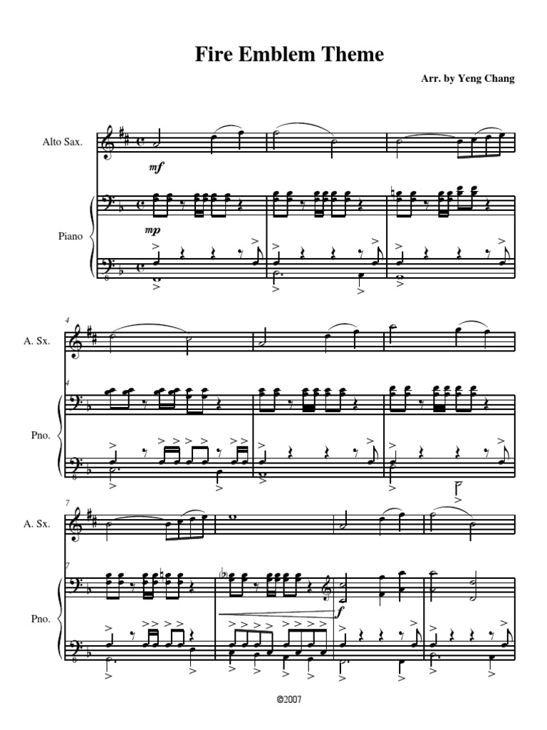 Fire Emblem Theme PDF | PDF | Box Zithers | Keyboard Instruments