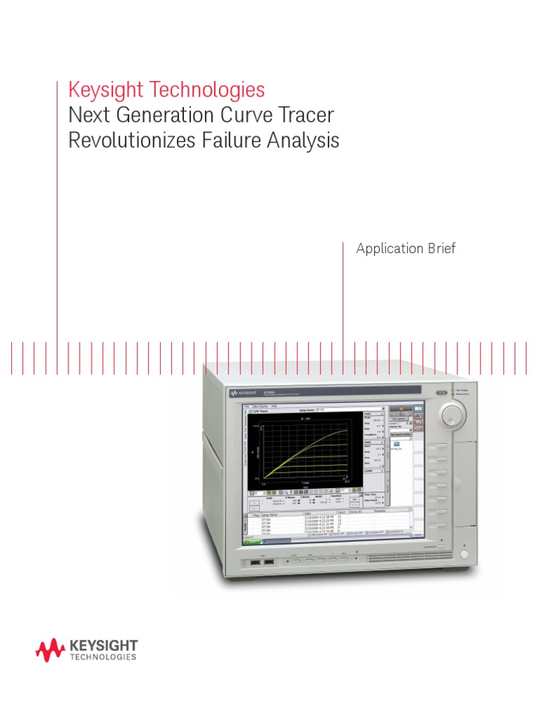 Keysight Curve Tracer | PDF | Field Effect Transistor | Bipolar ...