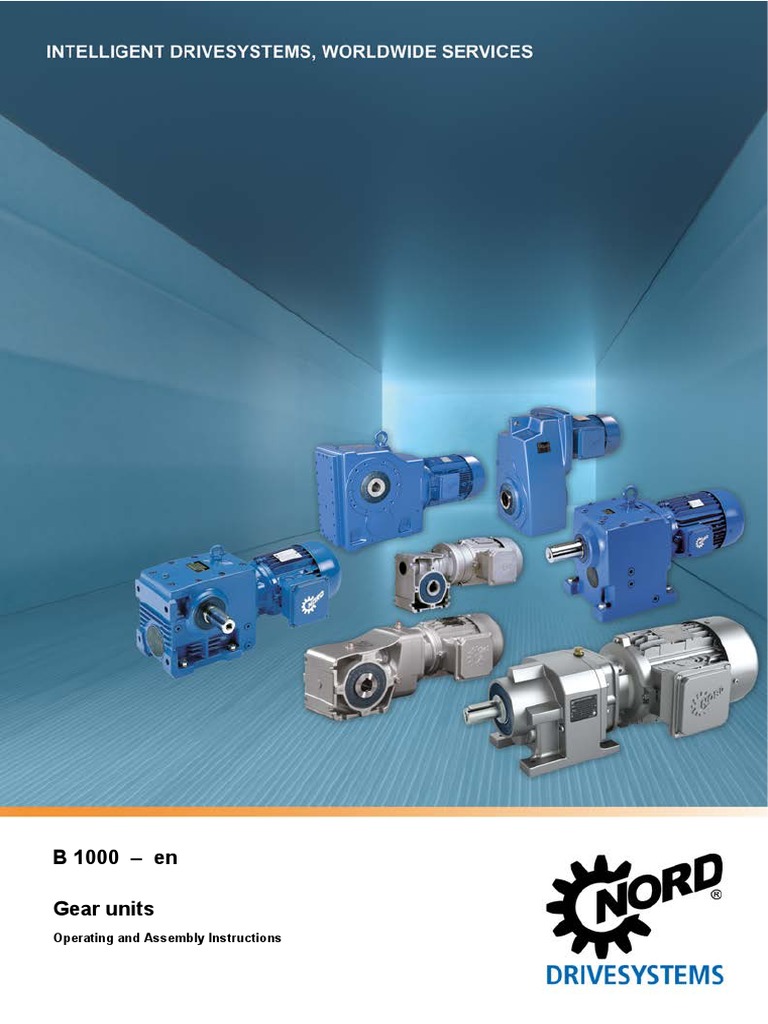 B 1000 - en Gear Units: Operating and Assembly Instructions | PDF ...