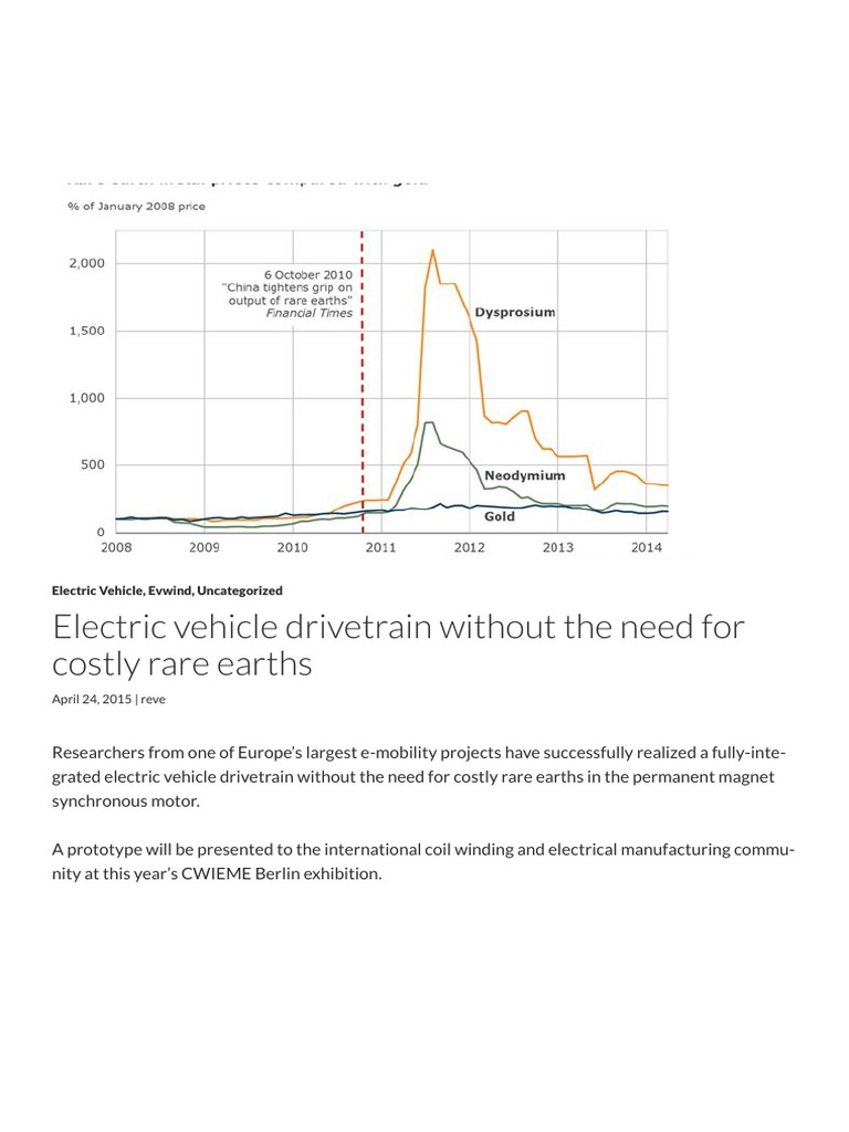 Permanent Magnet Cost Variation | PDF | Electric Vehicle | Hybrid Vehicle
