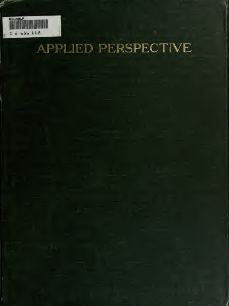 Applied Perspective, For Architects and Painters (1901) | PDF