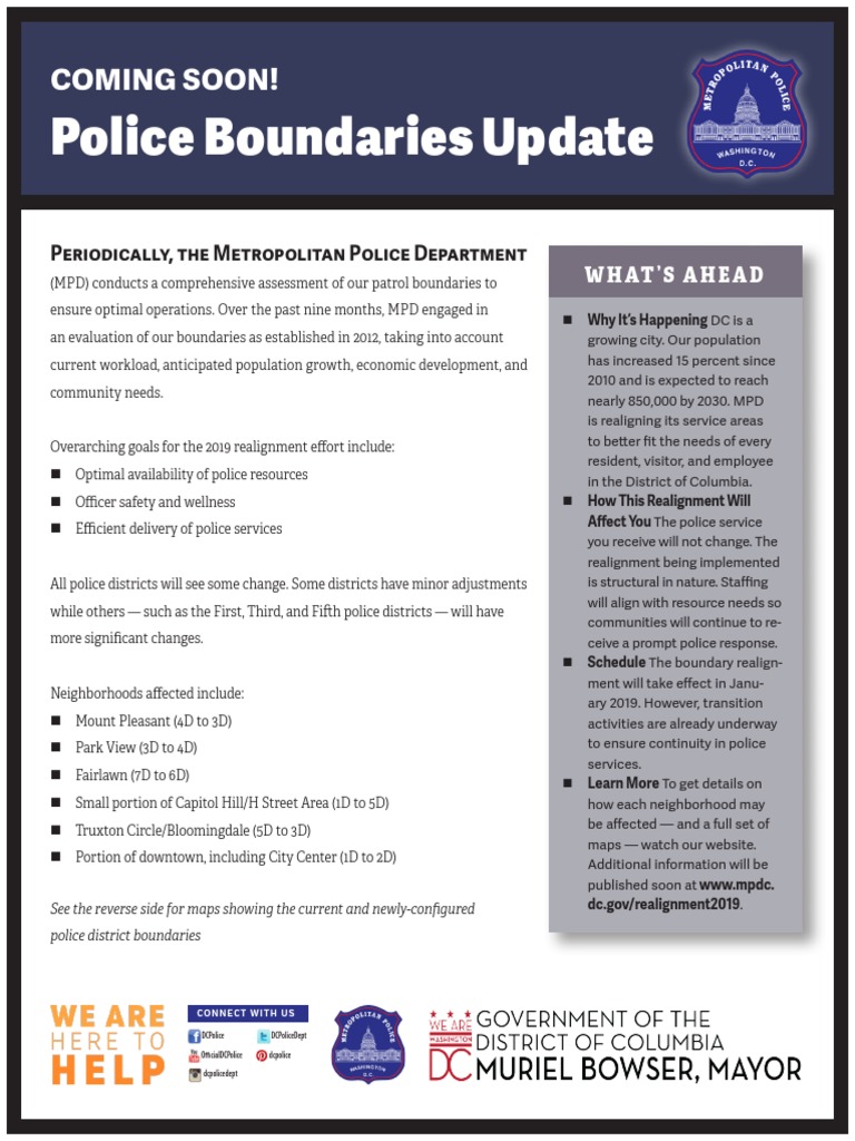 MPD Realignment Handout 2018 - 0 | Descargar gratis PDF | Police | Business