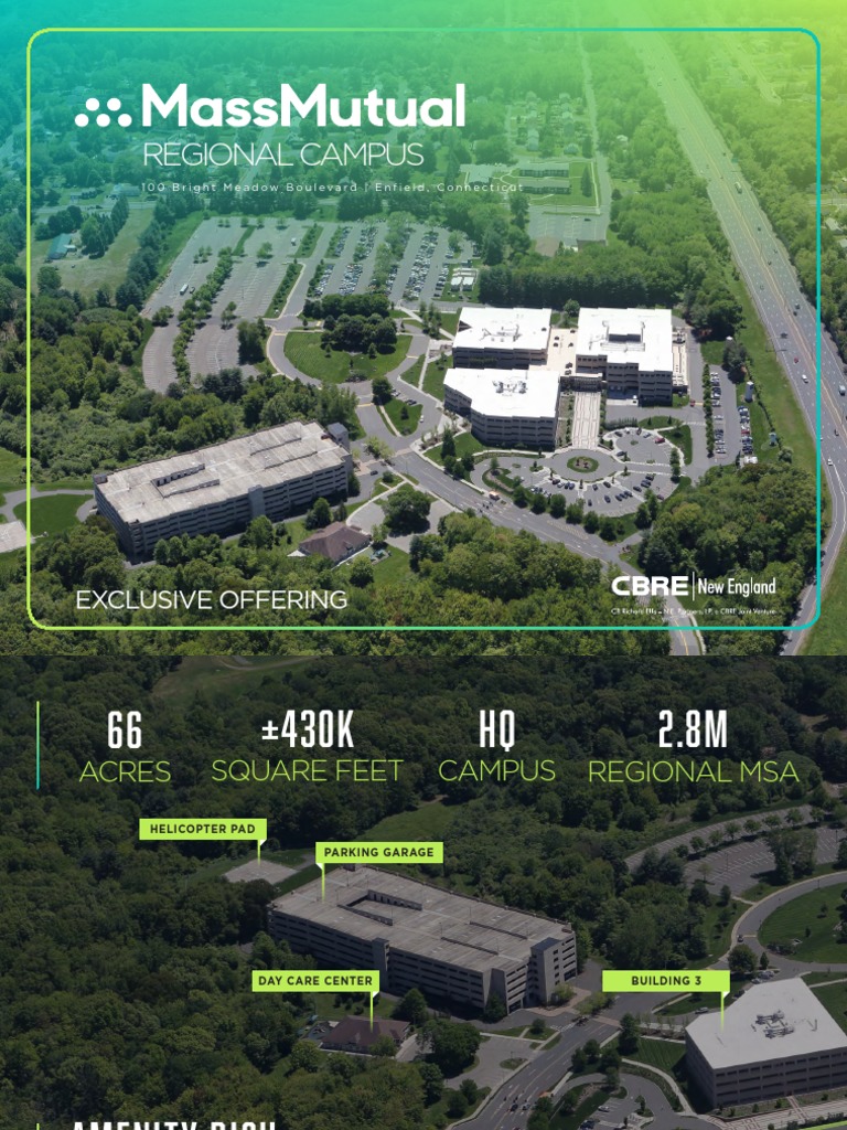 MassMutual Puts Enfield Campus On The Market | PDF | Elevator | Garage ...