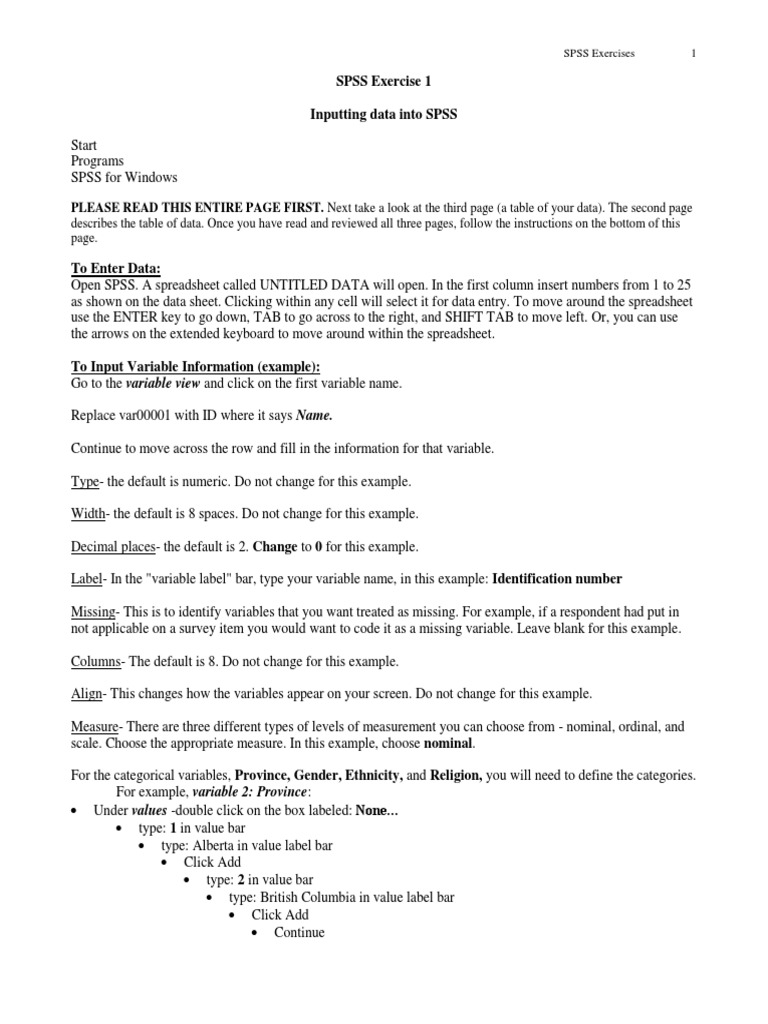 Spss Exercises | Download Free PDF | Student's T Test | Spss
