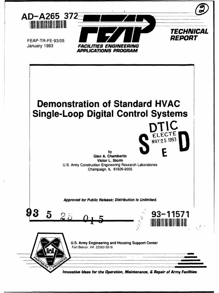 Demonstration of Standard HVAC Single-Loop Digital Control Systems ...