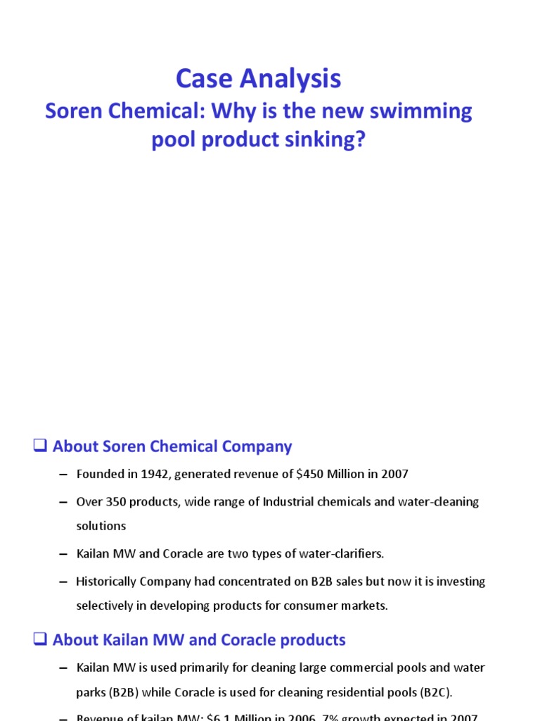 Soren Chemical Case Solution | PDF | Retail | Brand