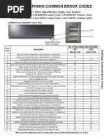 Blue Star Inverter AC Error Code List PDF | PDF | Power Inverter | Chess