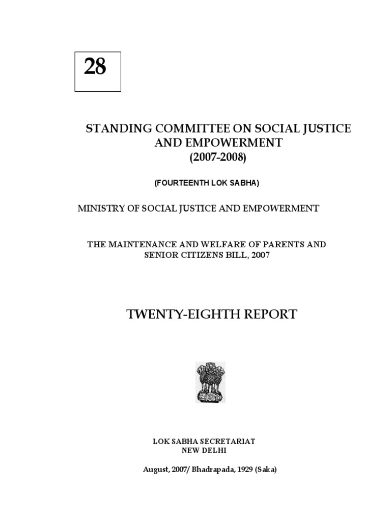Senior - Citizen Standing Committee Report | PDF | Tribunal | Hospital