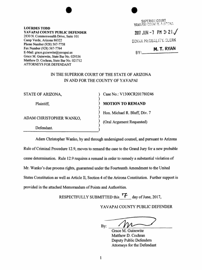 Motion To Remand 20170607 | PDF