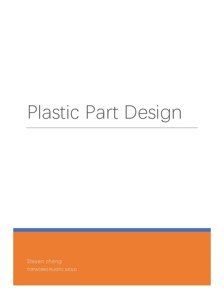 Plastic Part Design | PDF | Casting (Metalworking) | Melting