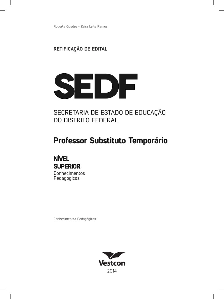 Conhecimentos Pedagogicos - Vestcon PDF | PDF | Escolas de ensino ...