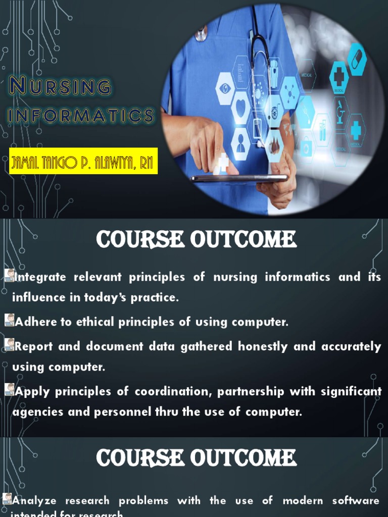 Nursing Informatics 2018 (Student Version) | PDF | Health Informatics ...