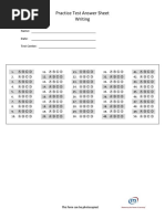 Answer Sheets For 60 Items | PDF