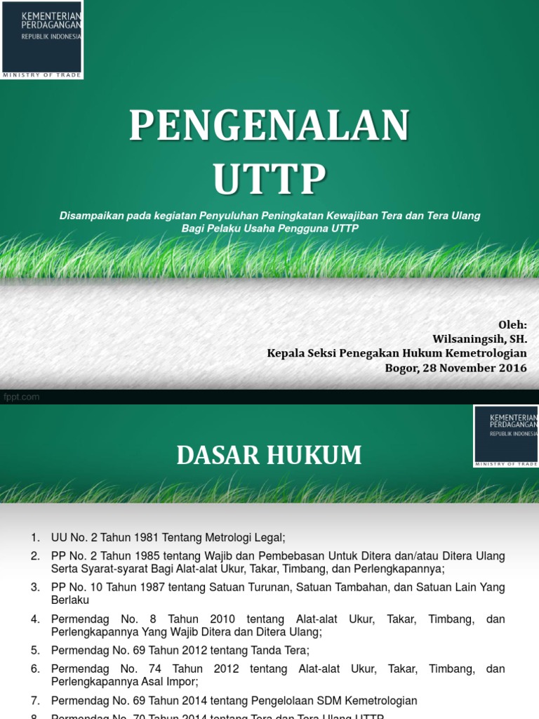 Pengenalan Uttp | PDF