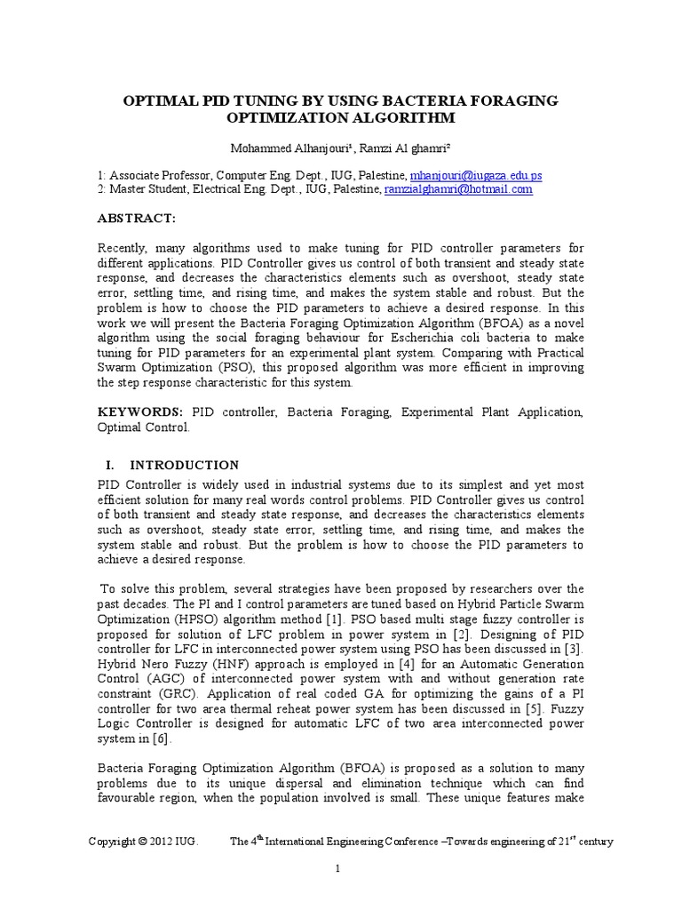 Pid BG | PDF | Control Theory | Applied Mathematics