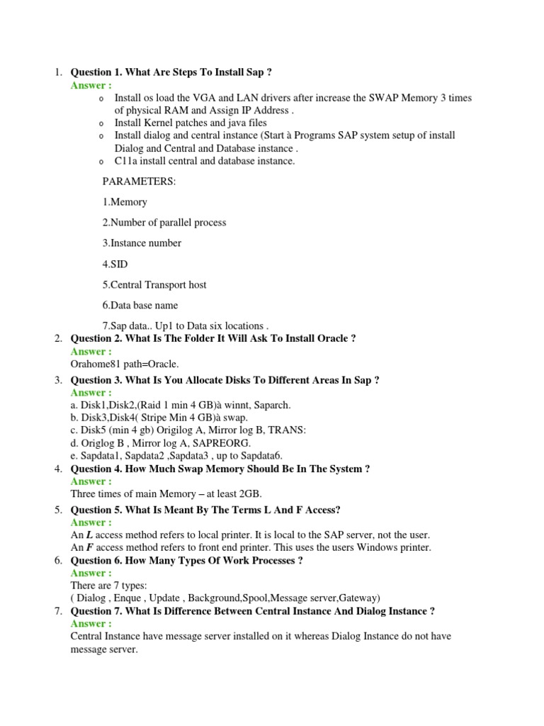 Answer:: o o o o | PDF | Oracle Database | Operating System