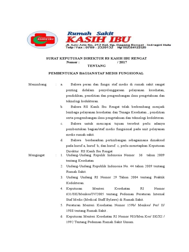 SK Pembentukan SMF | PDF