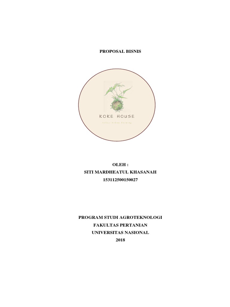 Proposal Bisnis | PDF