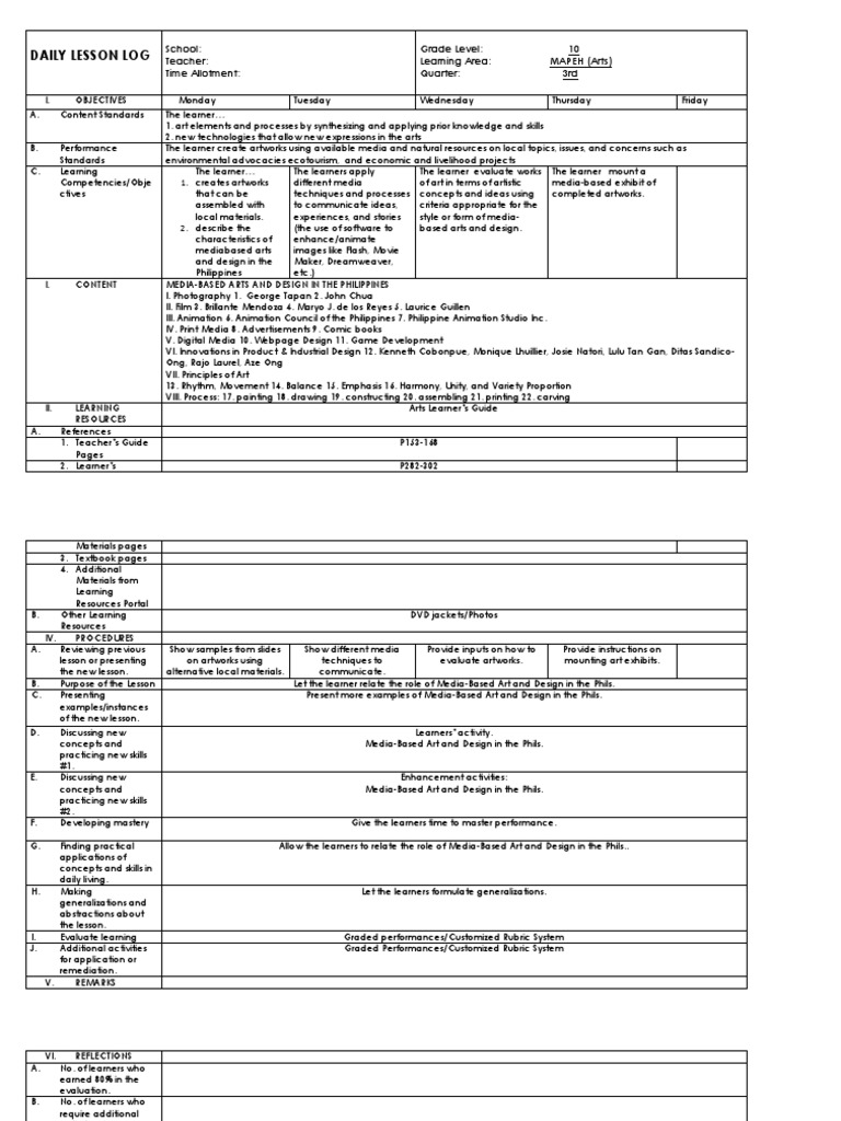 Mapeh 10 Arts 3rd Grading 2 | Design | Mass Media