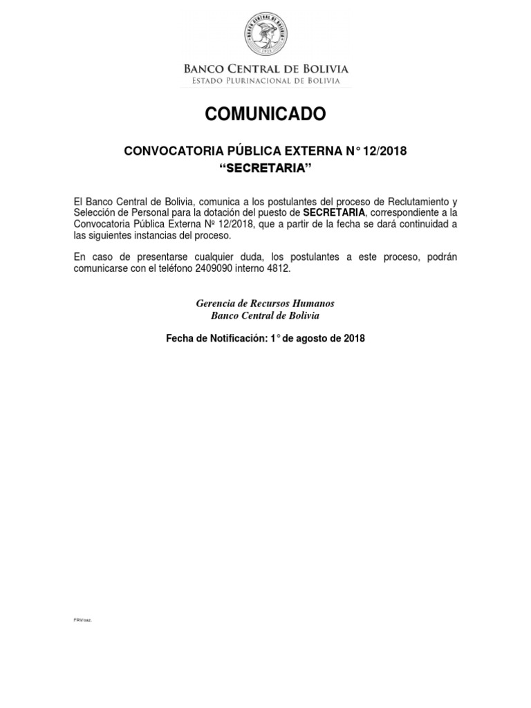 Comunicado PDF | PDF | Negocios | Finanzas y dinero