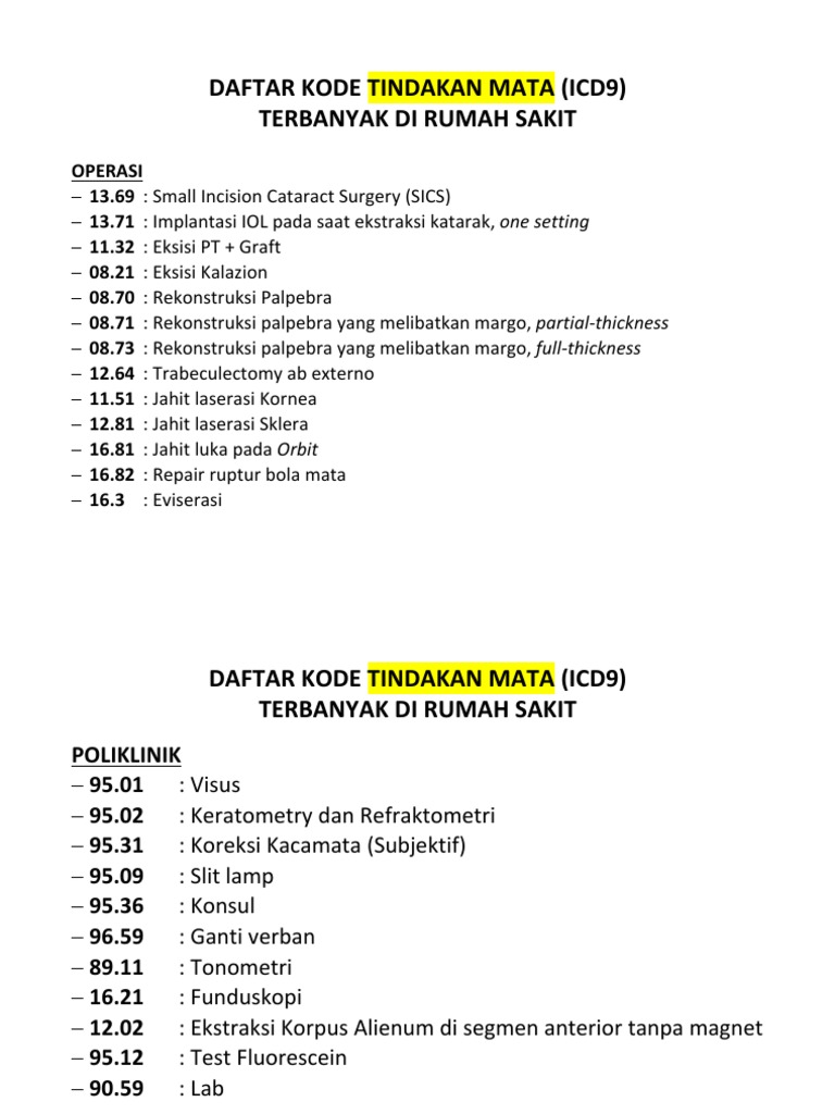 Print Koding Bpjs | PDF