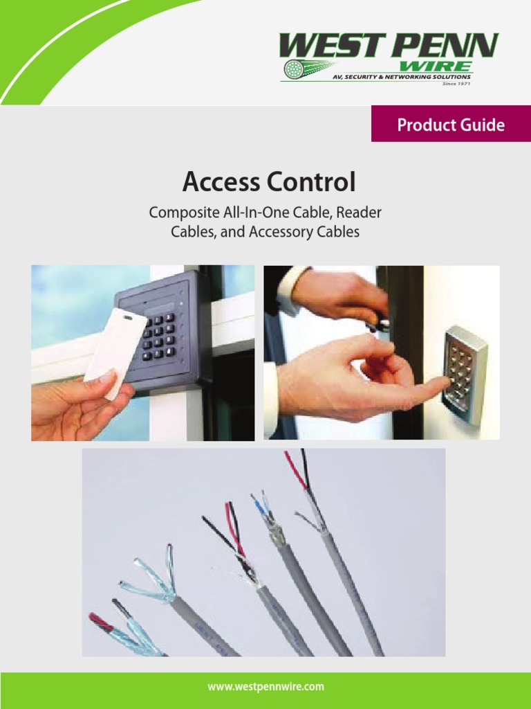 Access Control | PDF | Access Control | Coaxial Cable