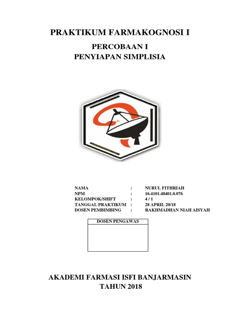 Lap Farmakognosi 1 Laos | PDF