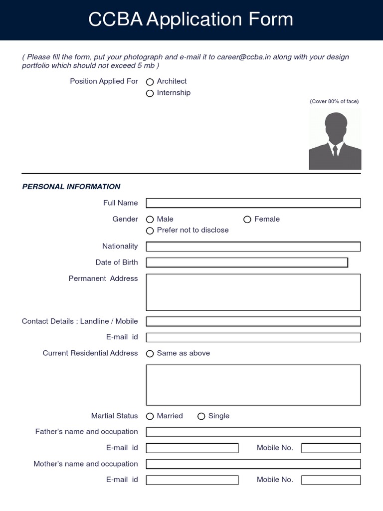 Ccba Application Form | Download Free PDF | Learning | Academia