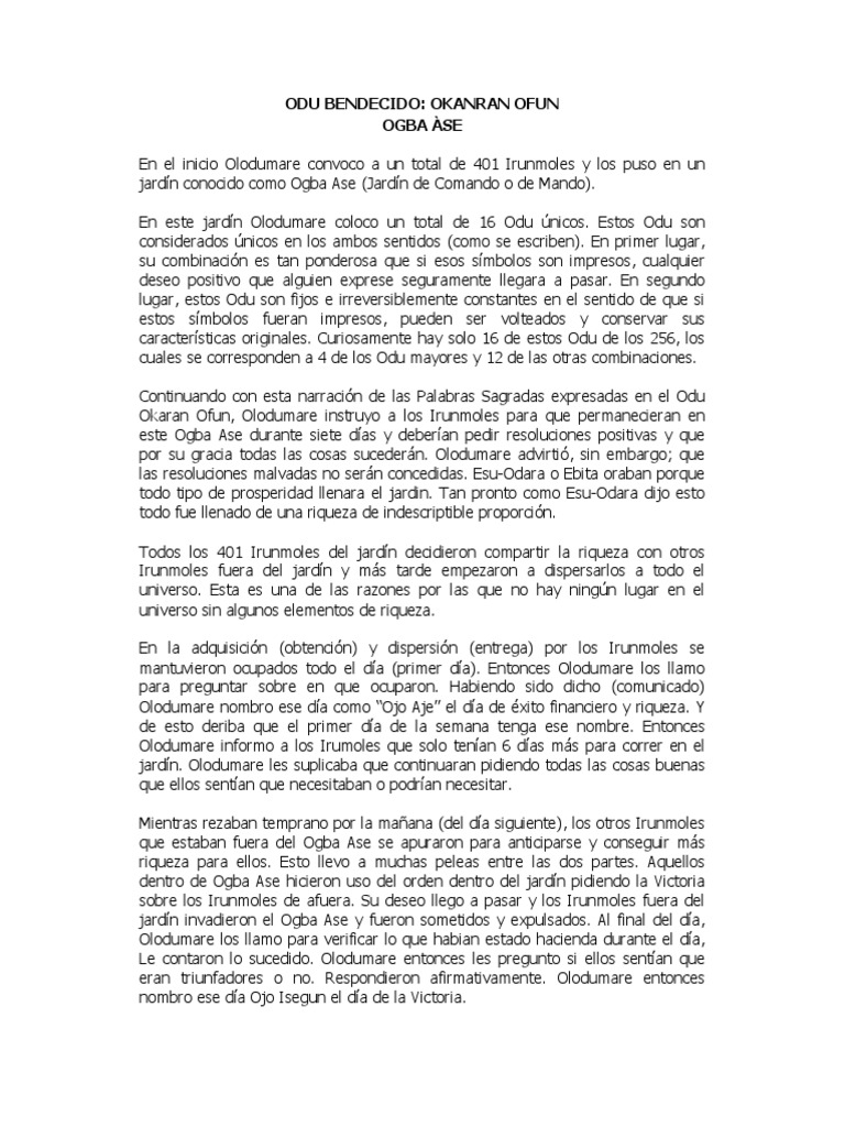 Ogba Ase Okaran Ofun | PDF | Planetas | Astronomía