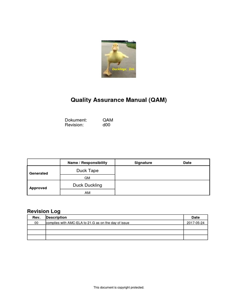 Quality Assurance Manual | PDF | Flight Test | Specification (Technical ...