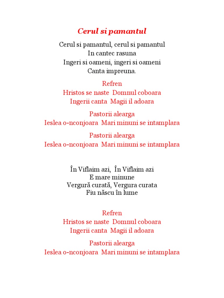 Cerul Si Pamantul | PDF