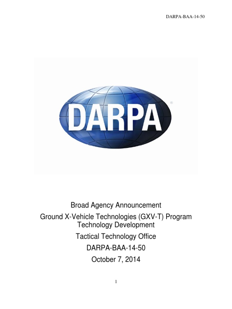 Darpa Baa 14 50 | PDF
