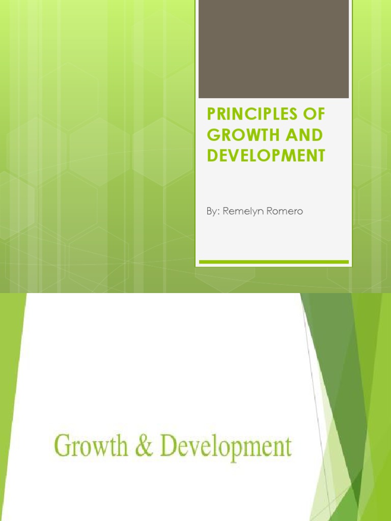 Principles of Growth and Development | PDF