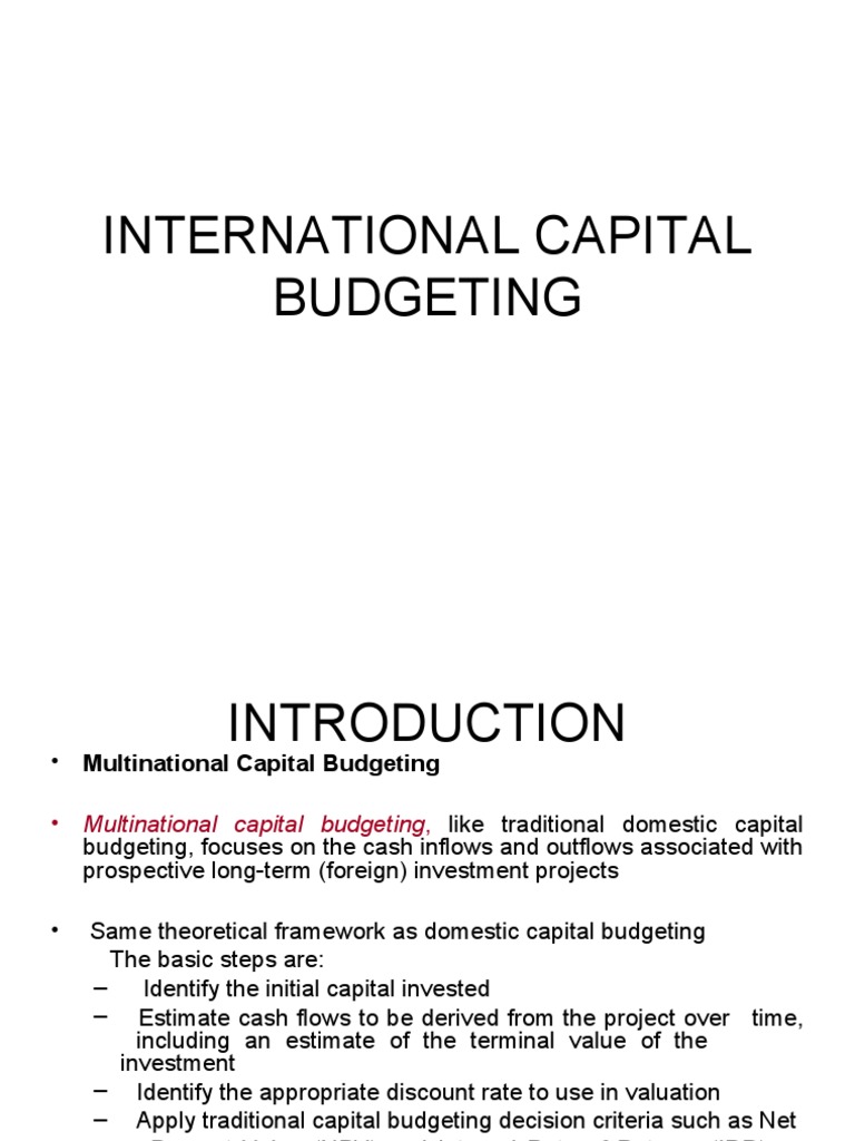 Cap Budget | Download Free PDF | Net Present Value | Capital Budgeting