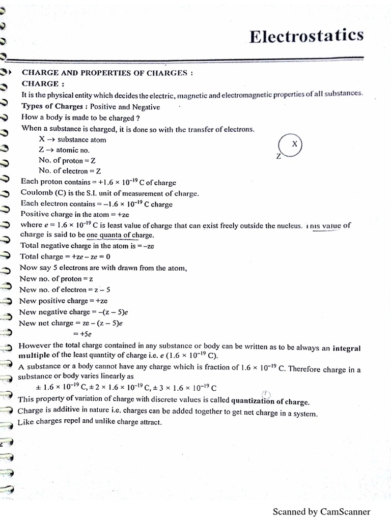 Electrostatics | PDF