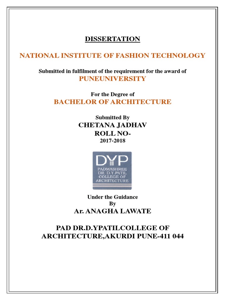 Dissertation Final Submission | PDF | Fashion | Thesis